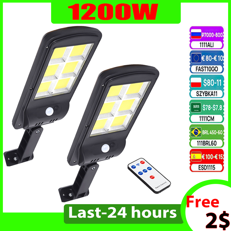 550m² Solar Street Lights LED Smart PIR Motion Sen... – Vicedeal
