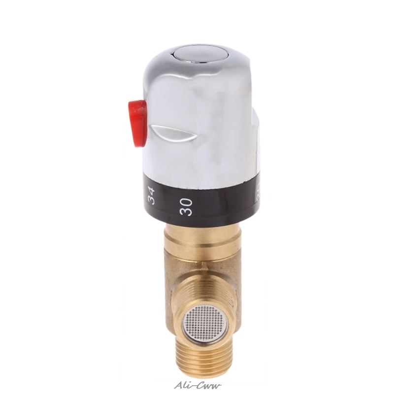 Brass Luxury Thermostatic Mixing Valve Temperature... – Grandado