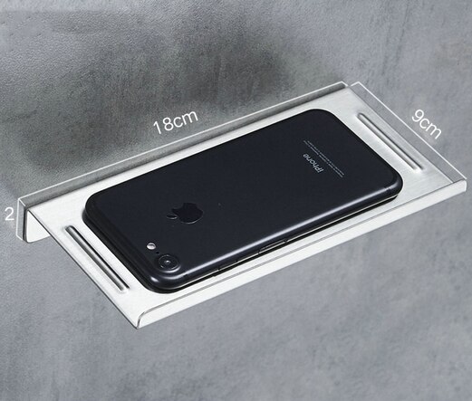 304 Edelstahl Bad Regal Telefon Regal Handtuch Rac... – Vicedeal