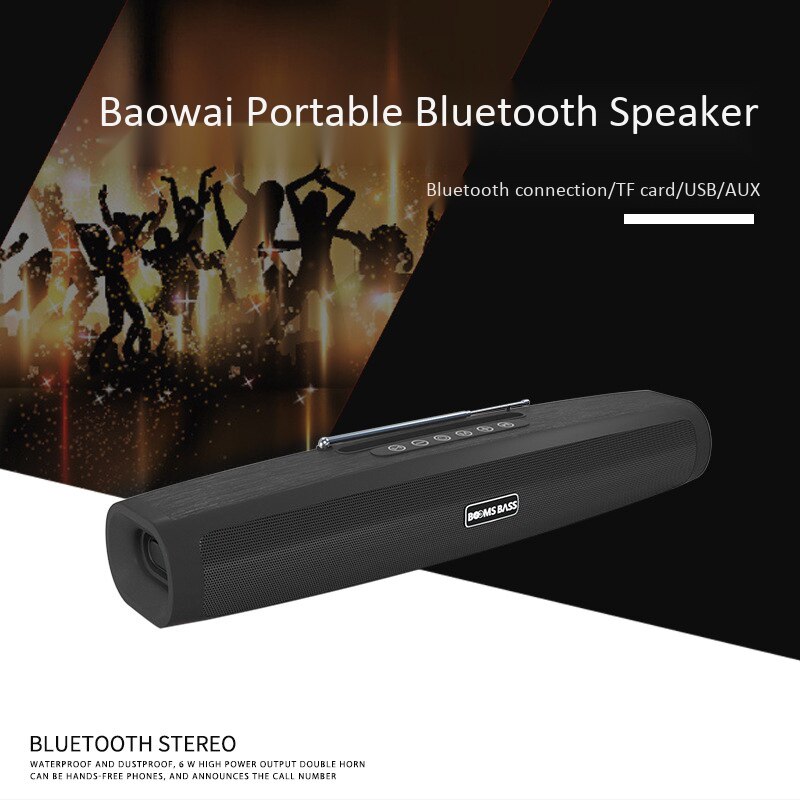 Booms Bass-L1 Wireless Bluetooth Speaker Hifi Soun... – Grandado