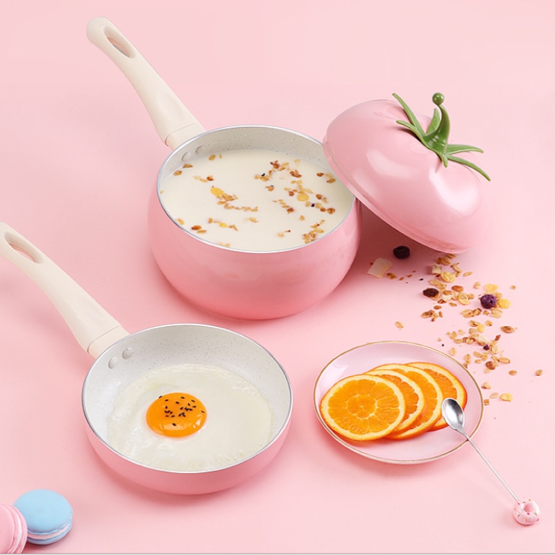 tomato milk pot Non-Stick Scratch-Resistant Forged... – Vicedeal