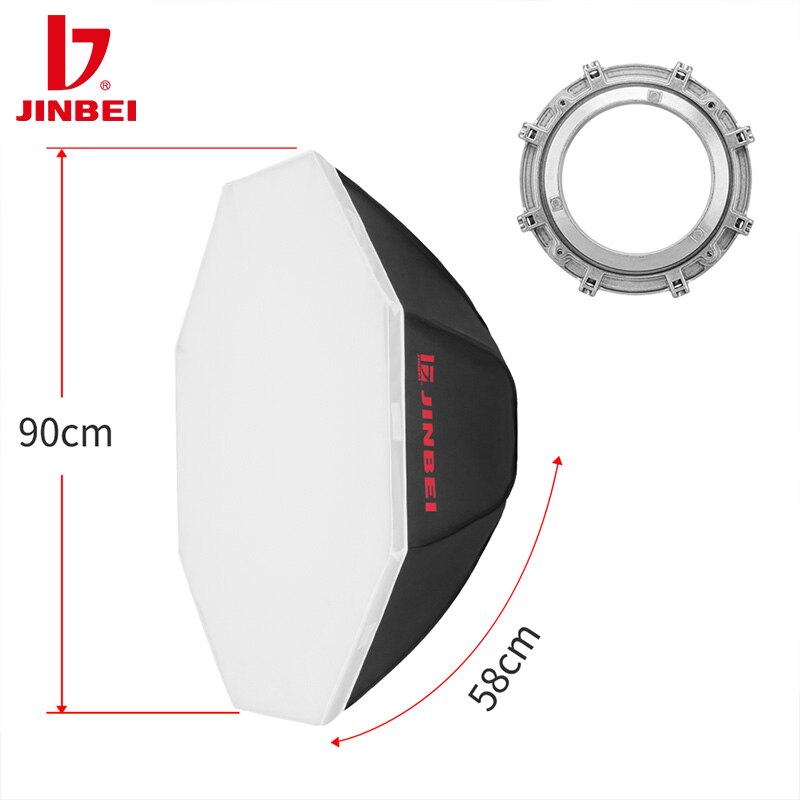 JINBEI DM90 Octagon Softbox 35in/90cm Octagonal So... – Grandado