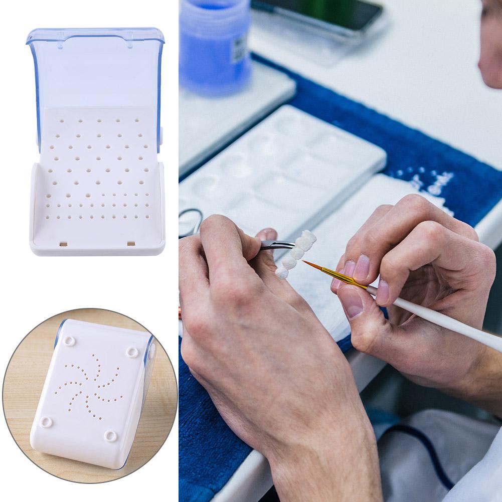 Dental Plastic Bur Box 60 Holes Drill Placement Bo... – Grandado