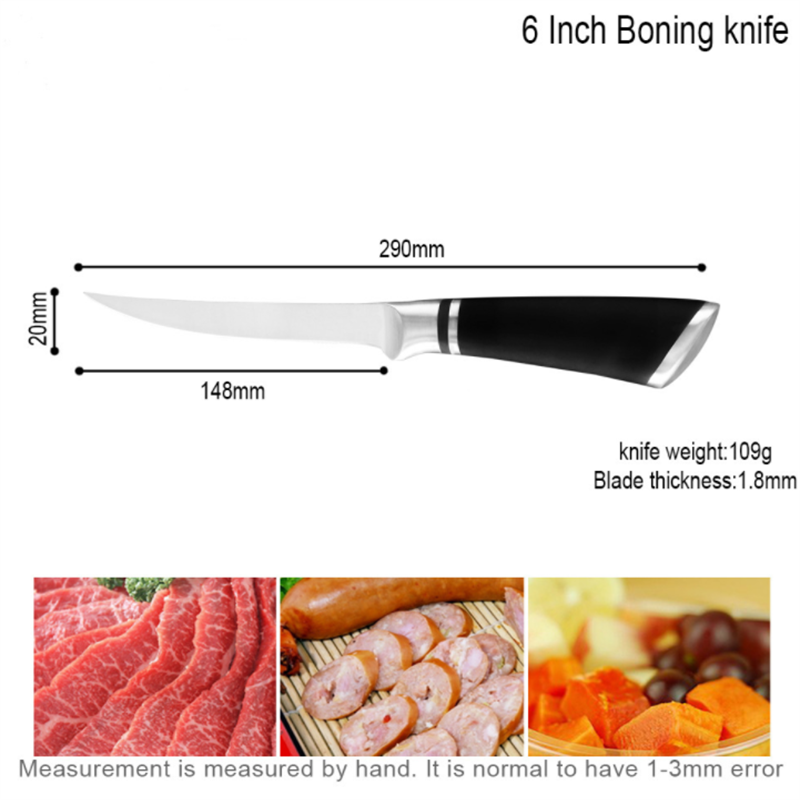 6/7/8 Inch Stainless Steel Kitchen Knife Bone Knif... – Vicedeal