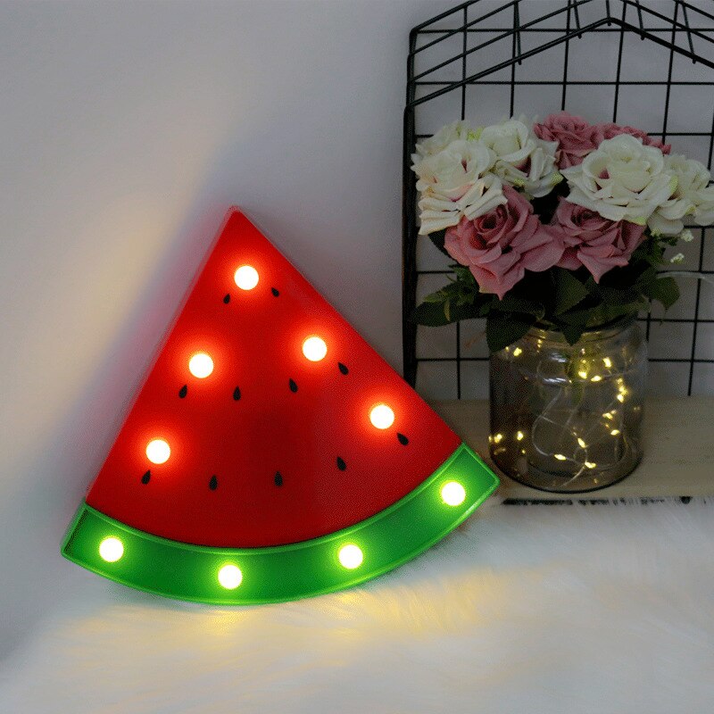 Lovely watermelon styling lamp ins decorative tabl... – Grandado