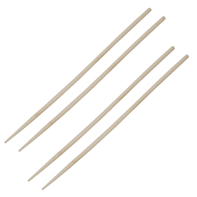 2 Pair 17.7 Long Beige Bamboo Chopsticks For Pot – Grandado