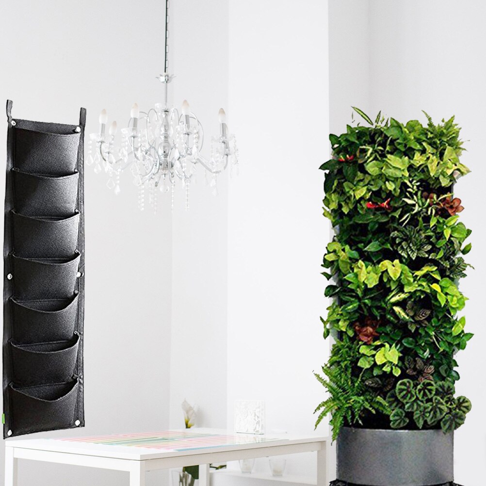 100*30cm 7 Pocket Vertical Garden Planter Wall-mou... – Grandado