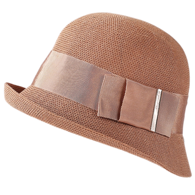 Warped Edge Bowler Hat Delicate Dome Top Hat Wild ... – Grandado