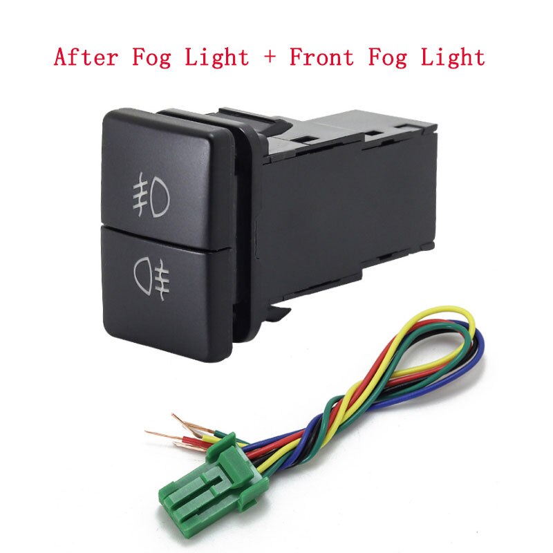 1pc dubbla nyckelbrytare dubbla strömbrytare dimlj... – Grandado