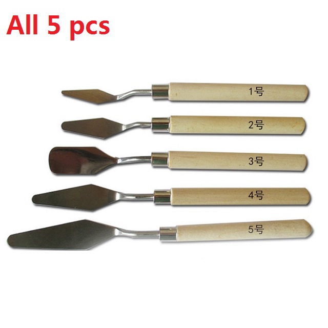 1-5 pcs Big Palette Knives for Oil, Canvas, Acryli... – Grandado