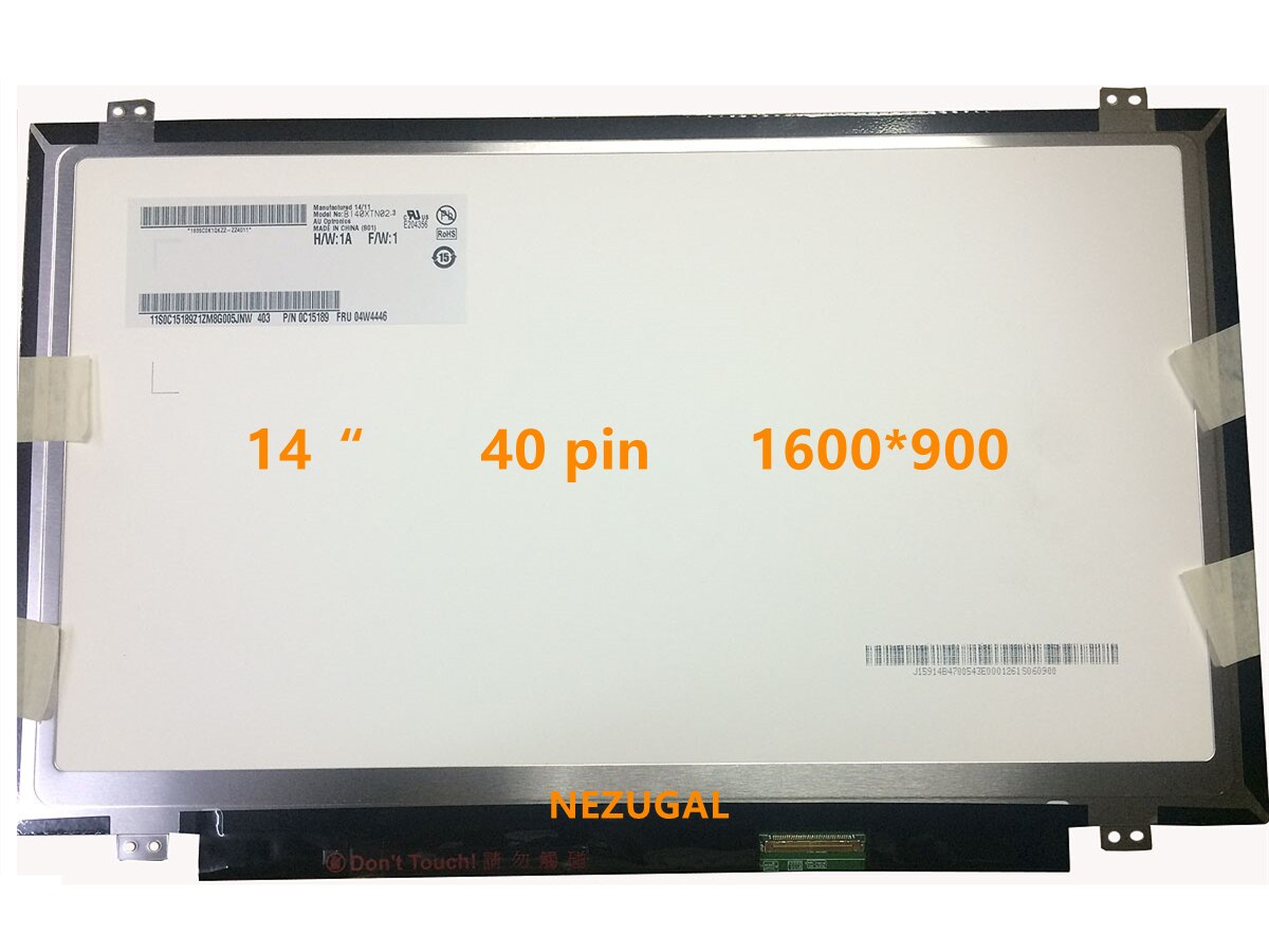 14 ''Laptop Lcd-scherm Matrix Voor Lenovo Thinkpad... – Vicedeal