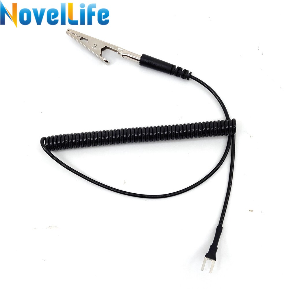 1.5 Meter Anti static Spring Grounding Wire Clamp ... – Grandado