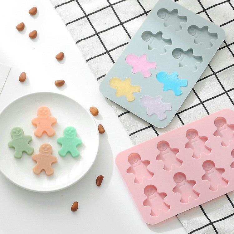 8 skrog pepperkakemann silikonform bake sjokolade ... – Grandado