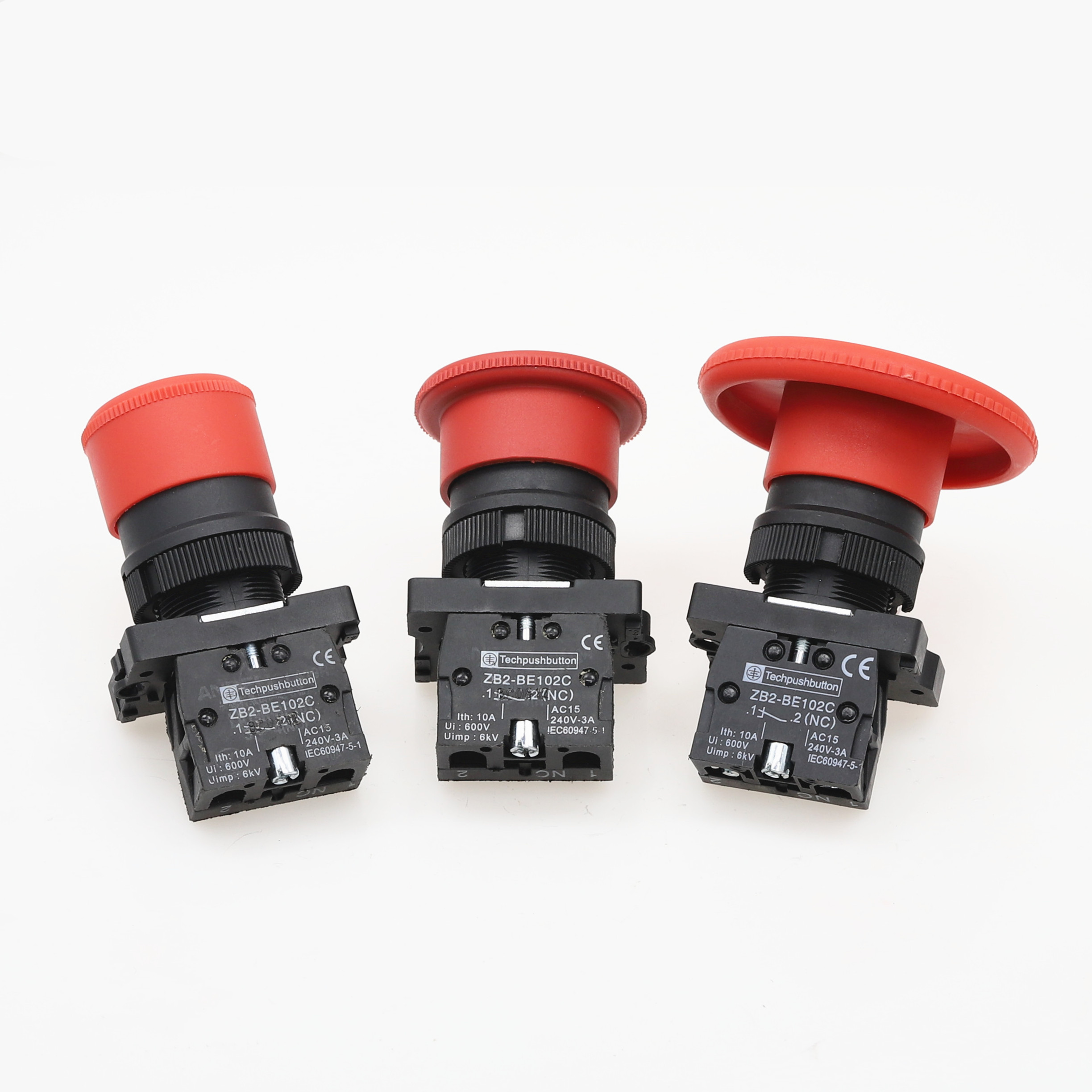 1PCS Red Mushroom Emergency Stop Switch XB2-ES542 ... – Grandado