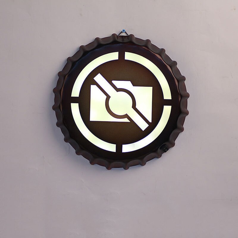 Vintage LED Neon Light Bottle Cap Advertising Sign... – Vicedeal