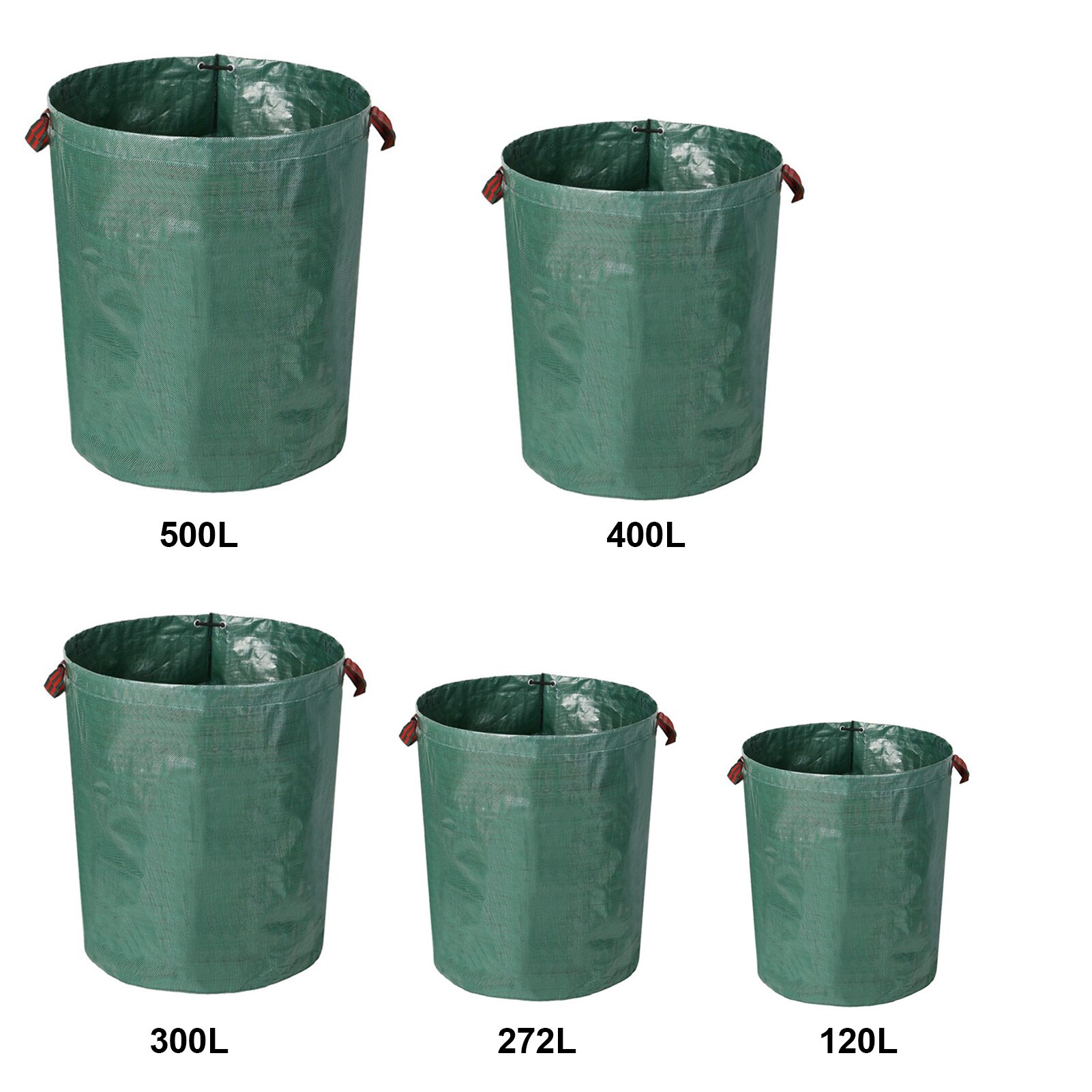 120/500L Large Capacity Garden Bag Reusable Leaf S... – Grandado