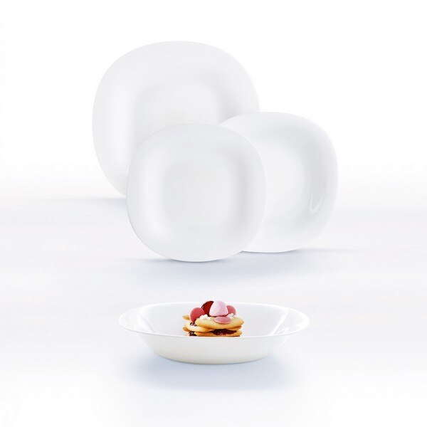 Servies Luminarc Carine Wit Glas (18 Pcs) – Vicedeal