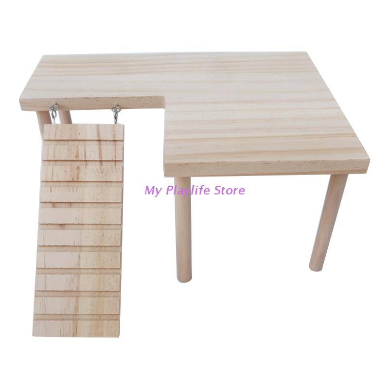 Hamster Toy DIY Installation Play Ground Natural W... – Vicedeal