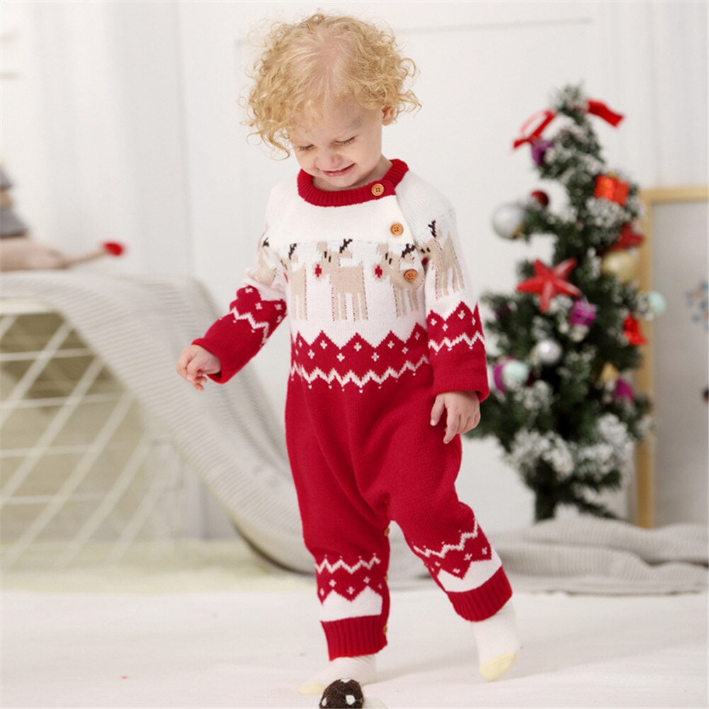 Newborn Baby Boys Girls Sweater Christmas Clothes ... – Vicedeal