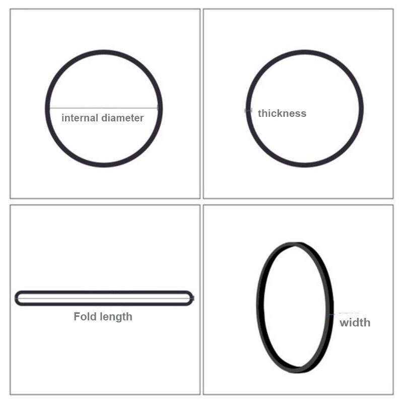 50-500Pcs Blue Color Elastic Rubber Bands Stretcha... – Grandado