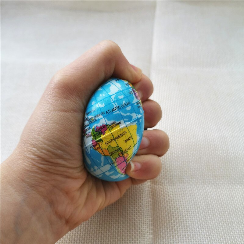 Baby Soft Squeeze Earth Globe Balls PU Foam World ... – Grandado