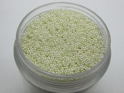 50Gram Ivory Glass Micro Beads Microbeads No-hole ... – Vicedeal