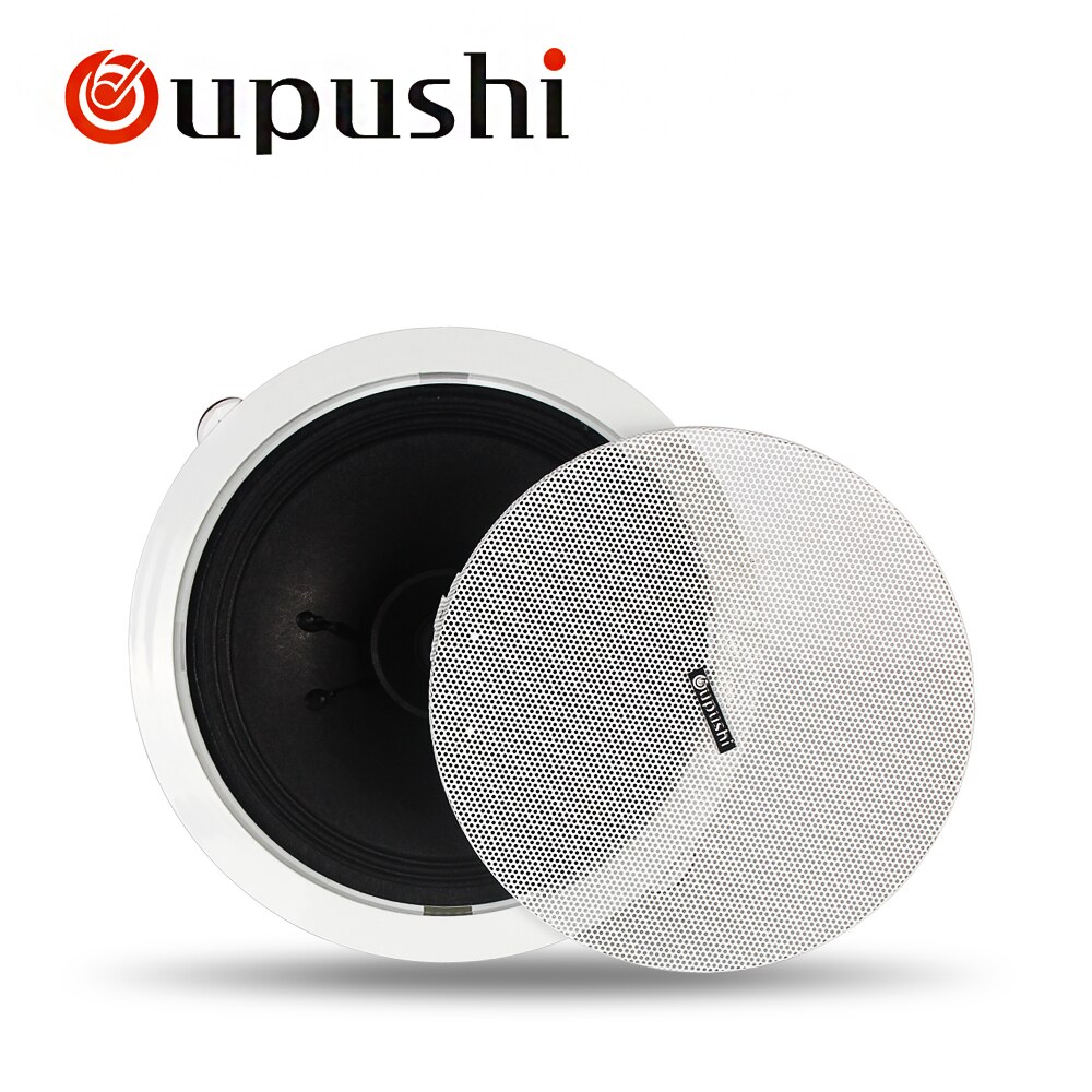 Oupushi 6.5 inch ceiling speaker 110V pa system 5-... – Grandado