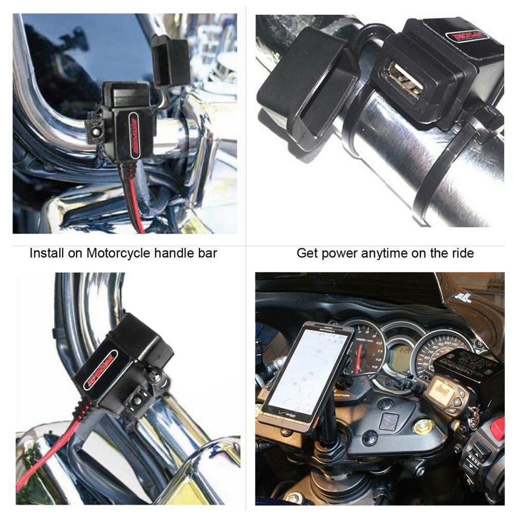 Battery Charger Cable Charging Motorcycle 2 Feet A... – Vicedeal