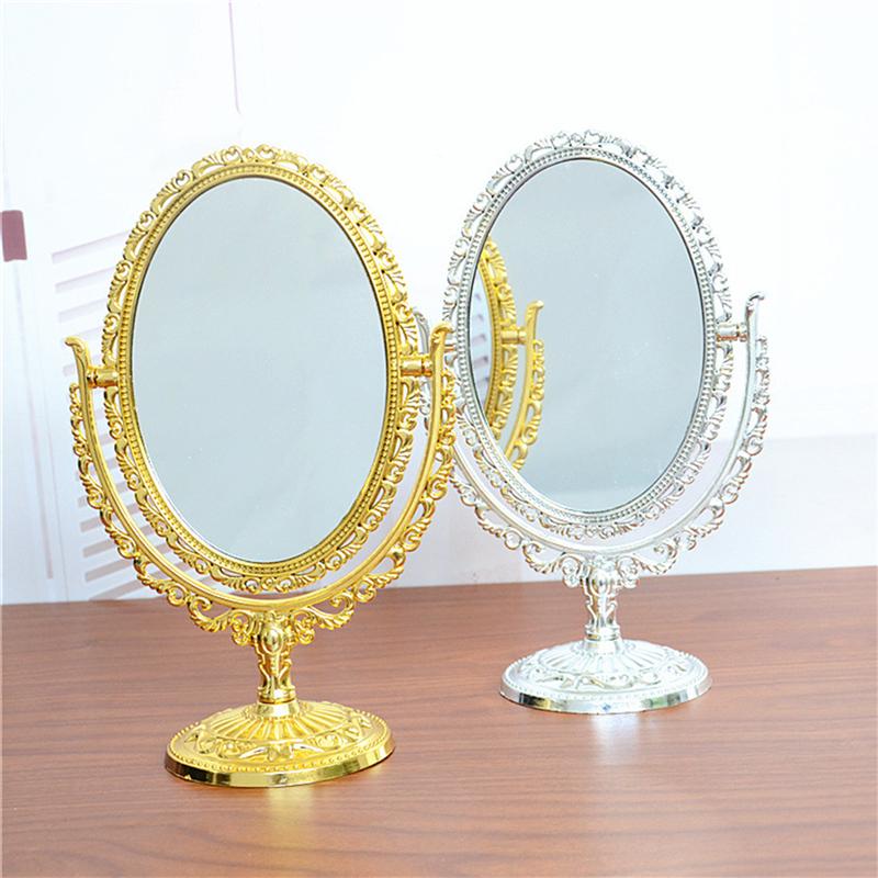 1pc Tabletop Vanity Makeup Mirror Double Sided Pla... – Grandado