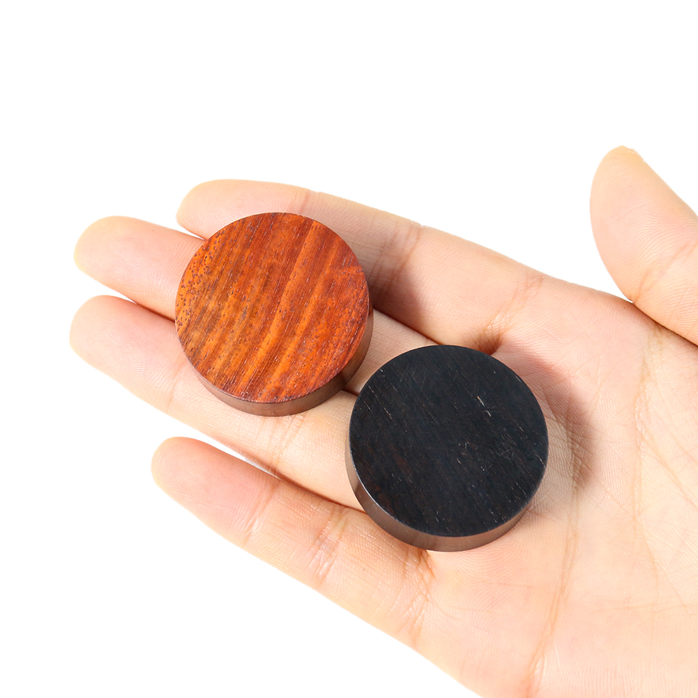 Rosewood Round Block Paperweight DIY Keychain Ches... – Grandado