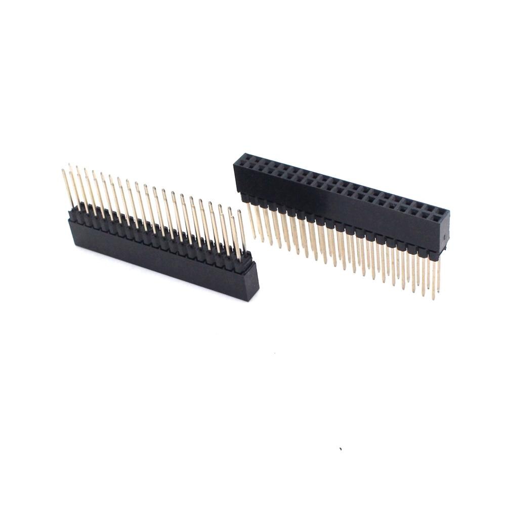 5 unids/lote de 2,54mm, Pitch 2x20 Pin 40 Pin hemb... – Grandado
