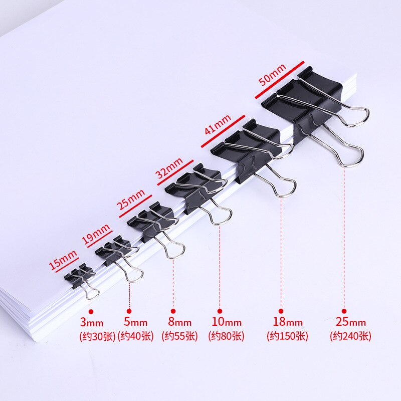 24 pcs/lot 32mm Paper Clips Binder Clips DIY Photo... – Vicedeal
