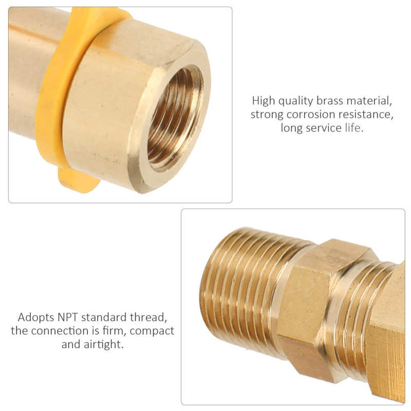 steel Outdoor Accessories 3/8in Propane Gas Quick ... – Grandado