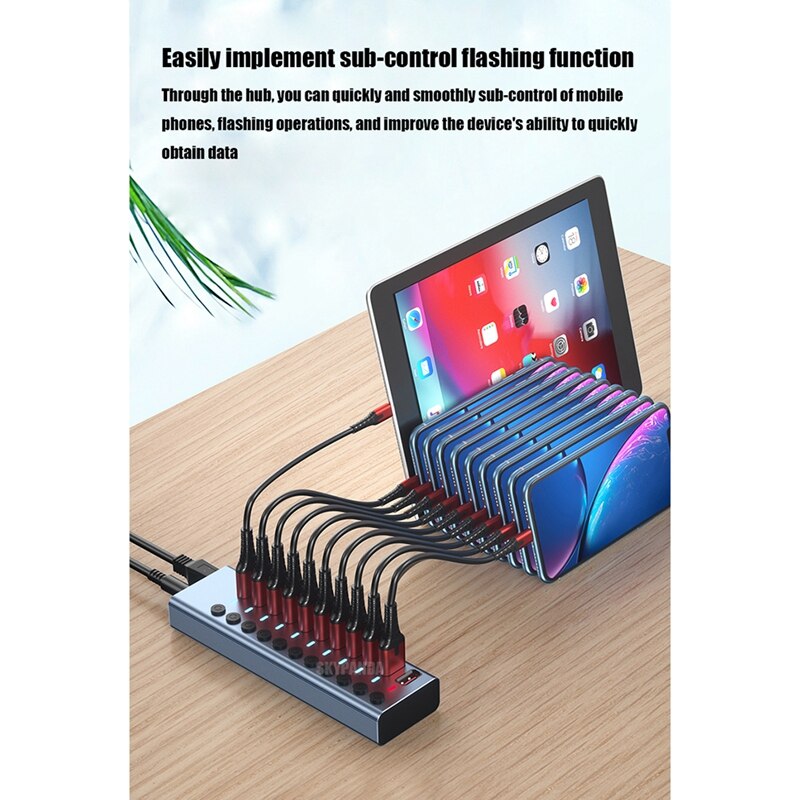 11 Ports USB 3.0 Splitter Computer Extender USB HU... – Vicedeal