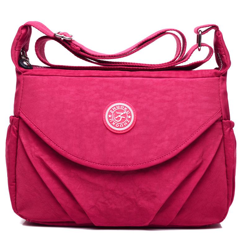 Single Zipper Shoulder & Crossbody Bags Nylon Wate... – Vicedeal