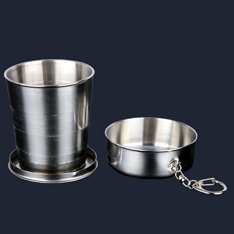Stainless Steel Collapsible Cup Folding Outdoor Tr... – Vicedeal