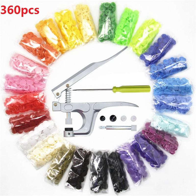 360Pcs T5 Snap Poppers Plastic Knoppen Kit Profess... – Grandado