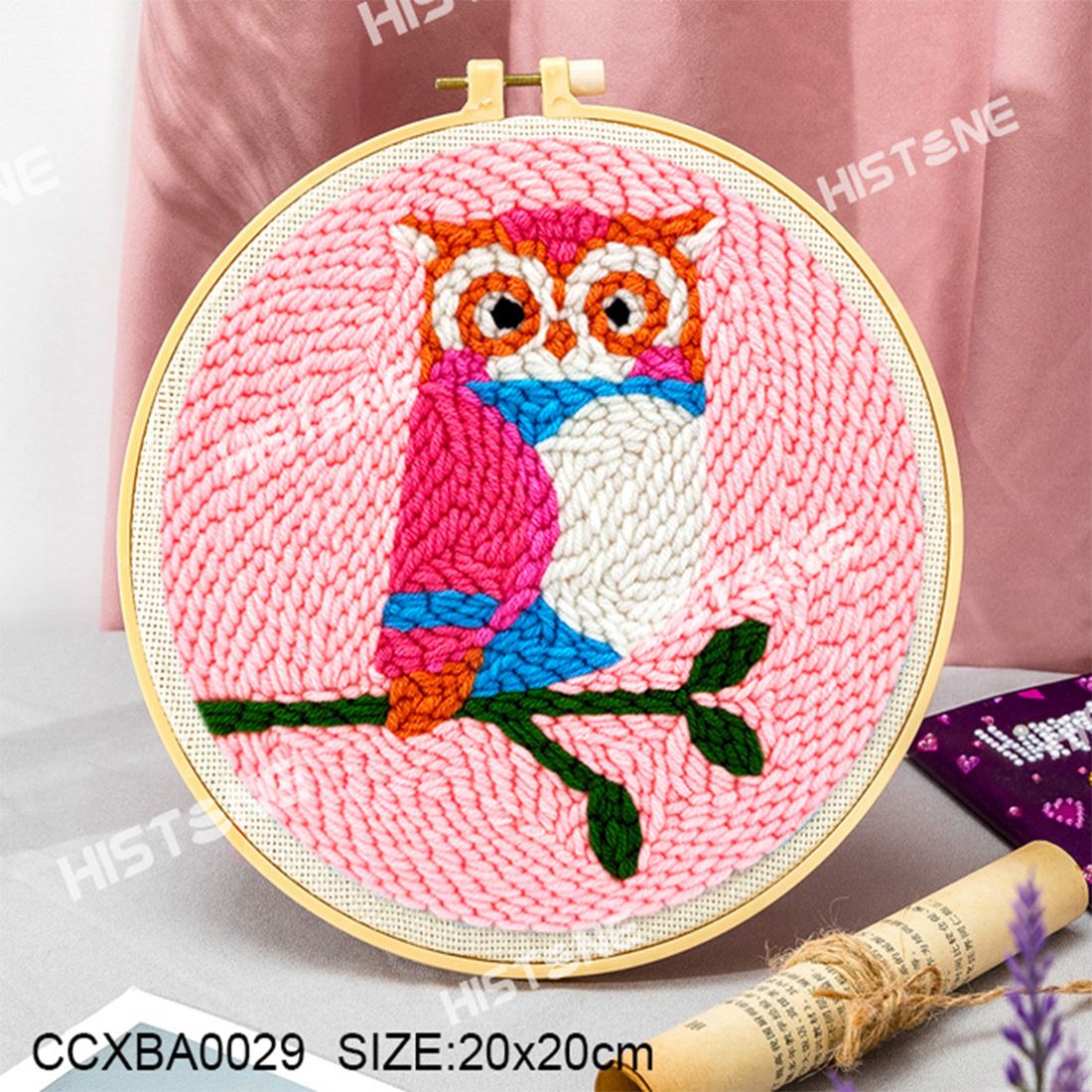 DIY Knitting Wool Rug Hooking Kit Handcraft Woolen... – Grandado