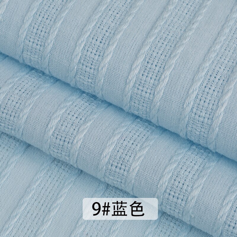 Wide 55'' Cotton Pure Color Jacquard Fabric in Spr... – Grandado