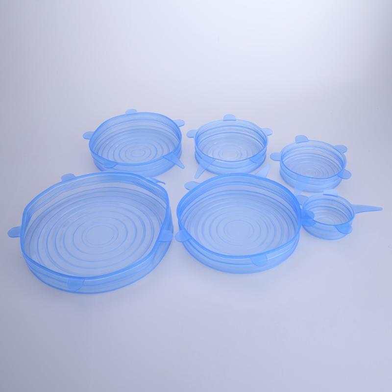 6pcs/set Silicone Stretch Lids Universal Suction L... – Vicedeal