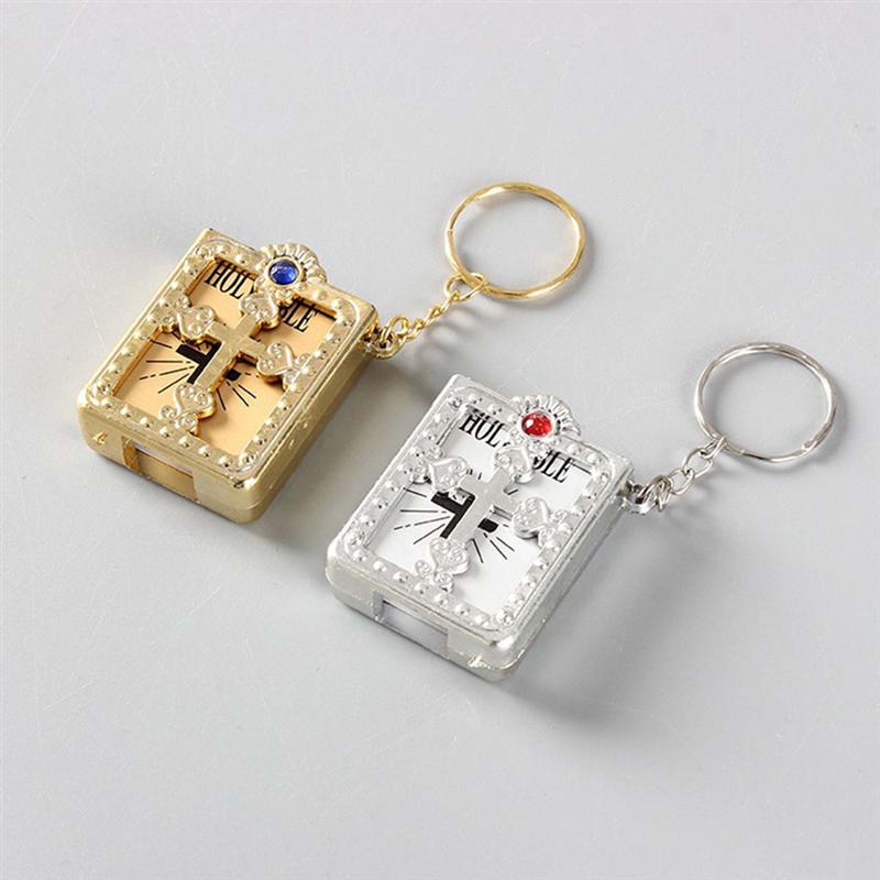 4pcs Mini Holy Bible Keychain Religious Favor Chri... – Grandado