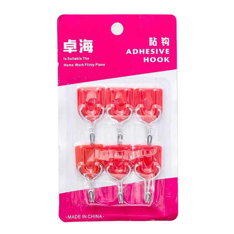 6pcs Strong Adhesive Traceless Hook Kitchen Bathro... – Vicedeal
