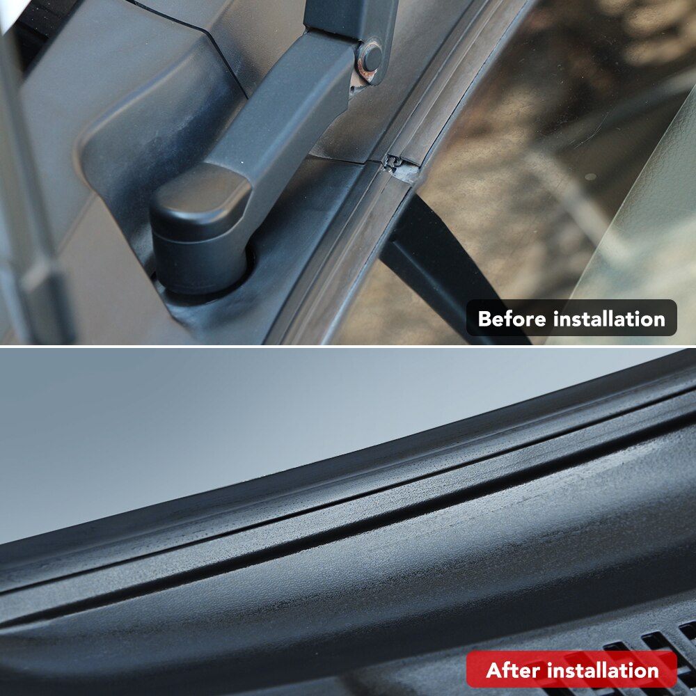 Rubber Seal Strips Under Front Windshield Panel fo... – Grandado