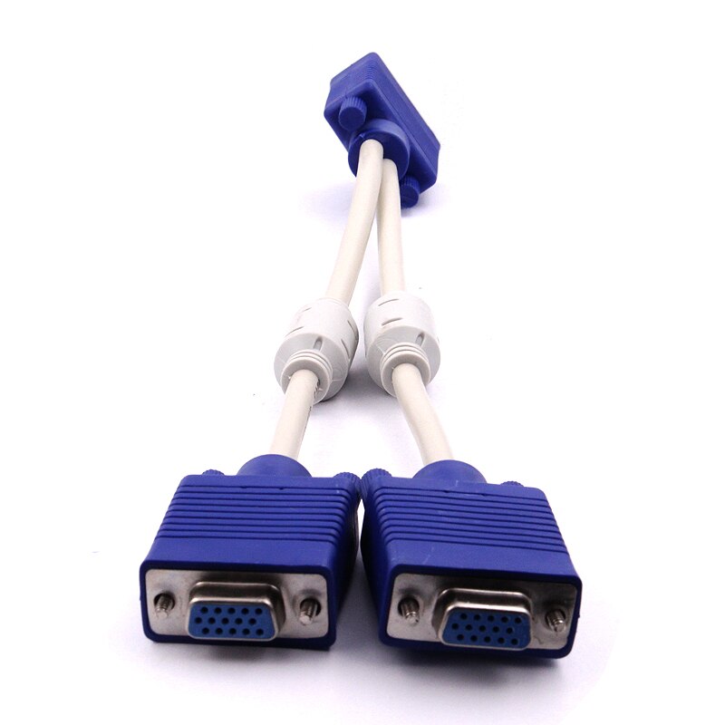 Original 1 computer zu dual 2 monitor vga splitter... – Grandado