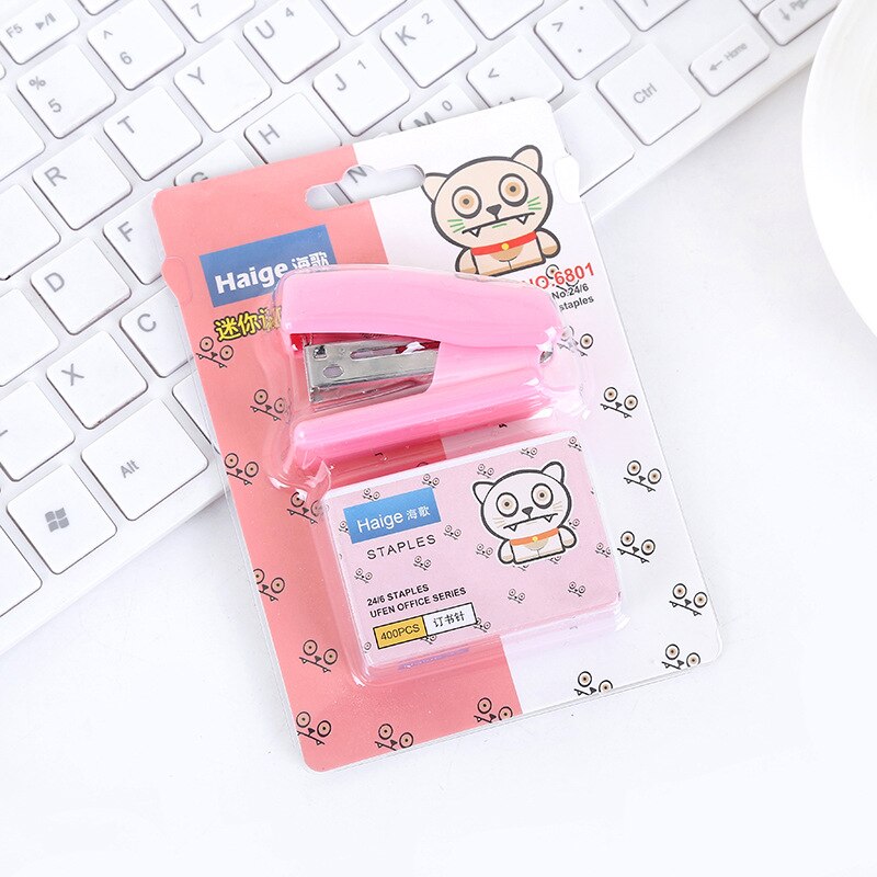 Coloffice 3 kleuren Mini nietmachine set dier Niet... – Grandado