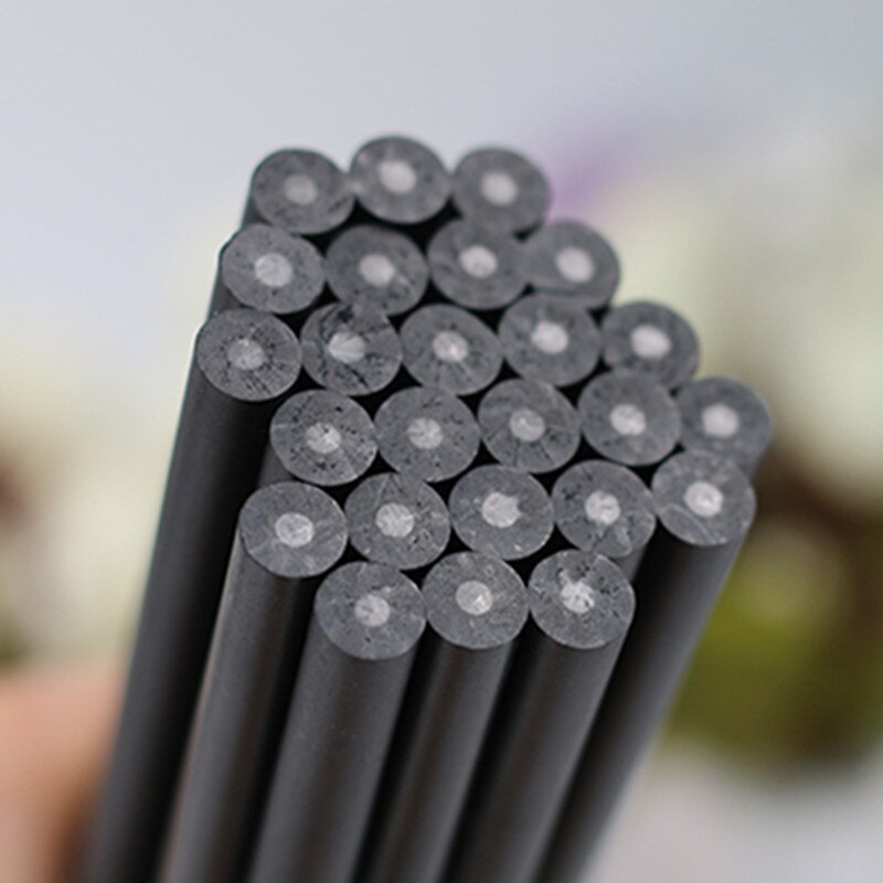 30/50 Pcs pencil sketch HB round bar matte black r... – Grandado