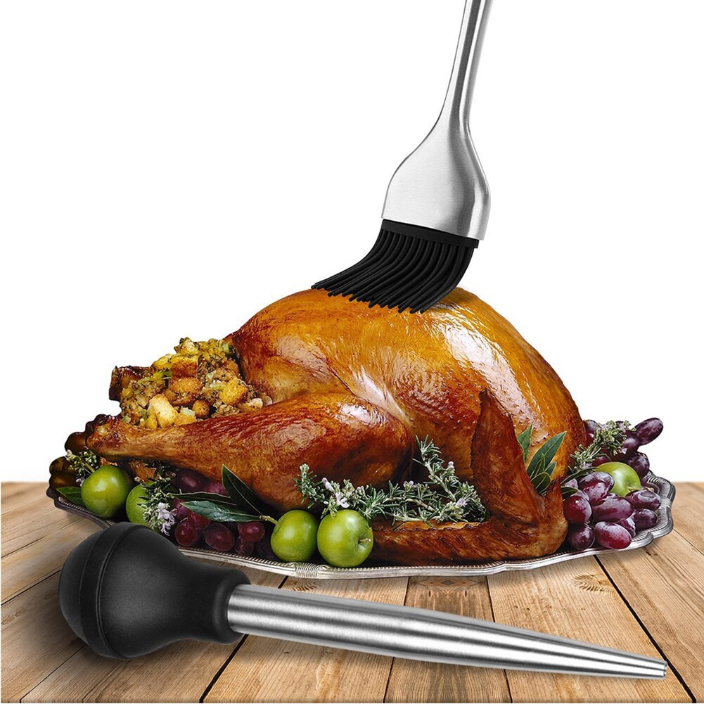Turkey Seasoning Silicone Tool Baster Cleaning Bru... – Grandado