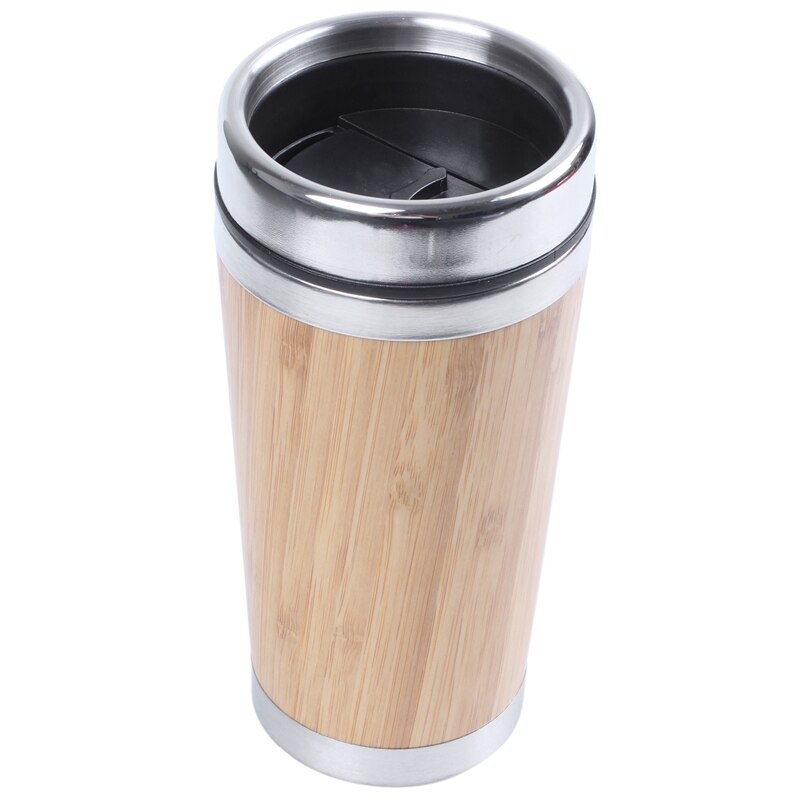 Bamboo Coffee Cup Stainless Steel Coffee Travel Mu... – Vicedeal