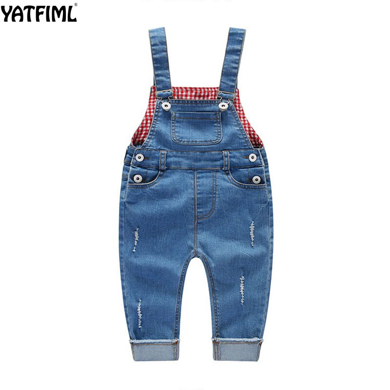 YATFIML Spring Autumn denim overall for babies ove... – Vicedeal