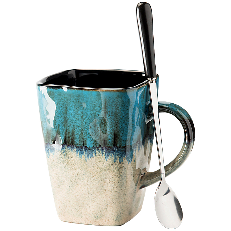 410ML Retro ceramic cup coffe mug travel mug coffe... – Grandado